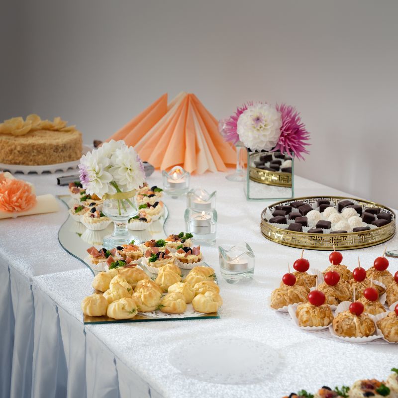 Menu réception été : avec viande, poisson ou végétarien